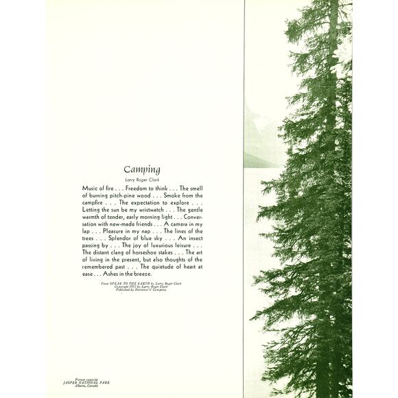 None and/or Unknown | Other | Camping Larry Roger Clark 97s Poem Retro ...